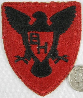 Vintage WWII U.S. Military Patch BH Eagle 86th Infantry Blackhawk ...
