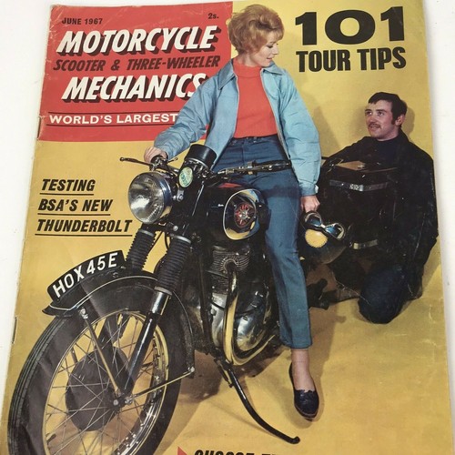 Vintage Motorcycle Mechanics Magazine June 1967 101 Tour Tips BSA ...