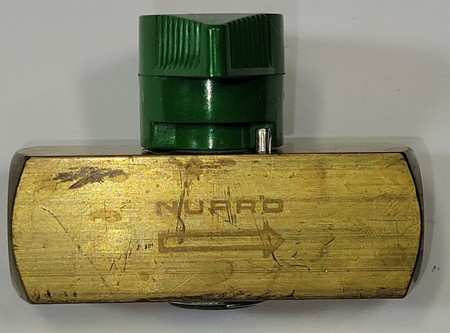 NUPRO B-4P4T4 BRASS Quarter-Turn Instrument Plug Valve 1/4 in. FNPT 0.9 ...