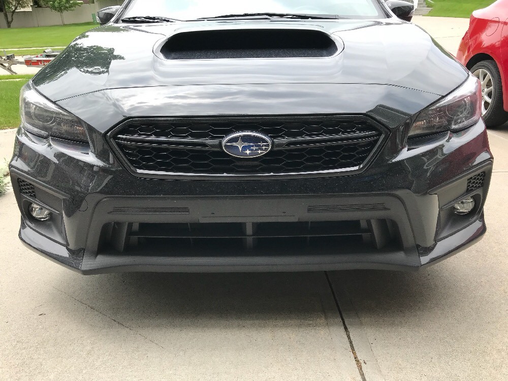 Front Bumper Plugs Black 2015-2022 Subaru WRX STI Forester License ...
