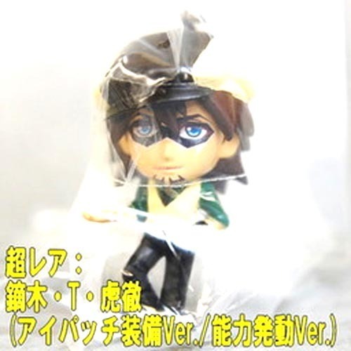Tiger and Bunny Real Face Swing Kotetsu Mask Blue Eyes Mascot Key Chain ...