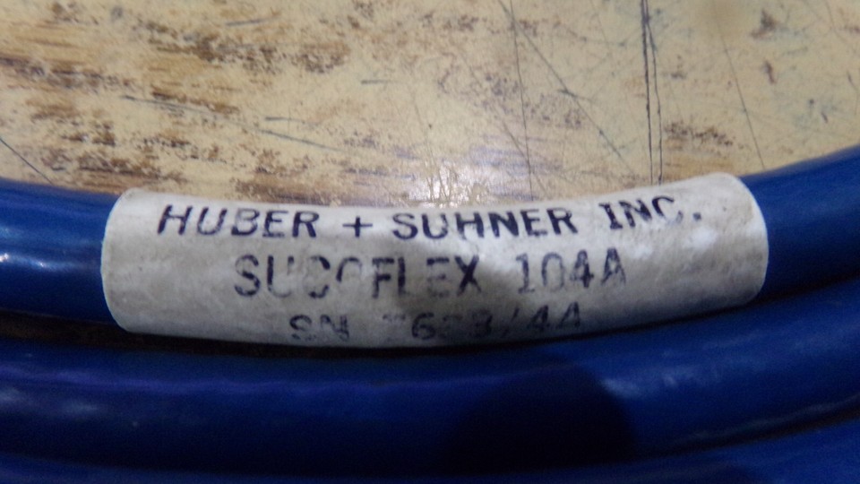 Huber + Suhner Model: SUCOFLEX 104A Flexible Microwave Cable | eBay