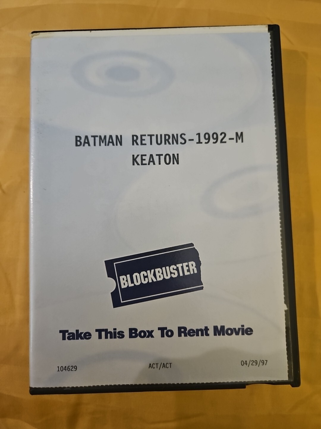 Batman Returns (DVD, 1997) BLOCKBUSTER RENTAL | eBay