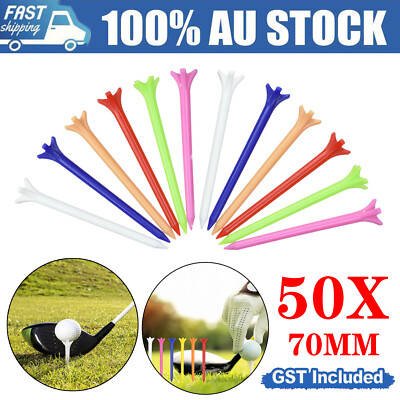 50PCS Friction Golf Tees Tee 70mm Zero Mixed Color Free Shipping ...