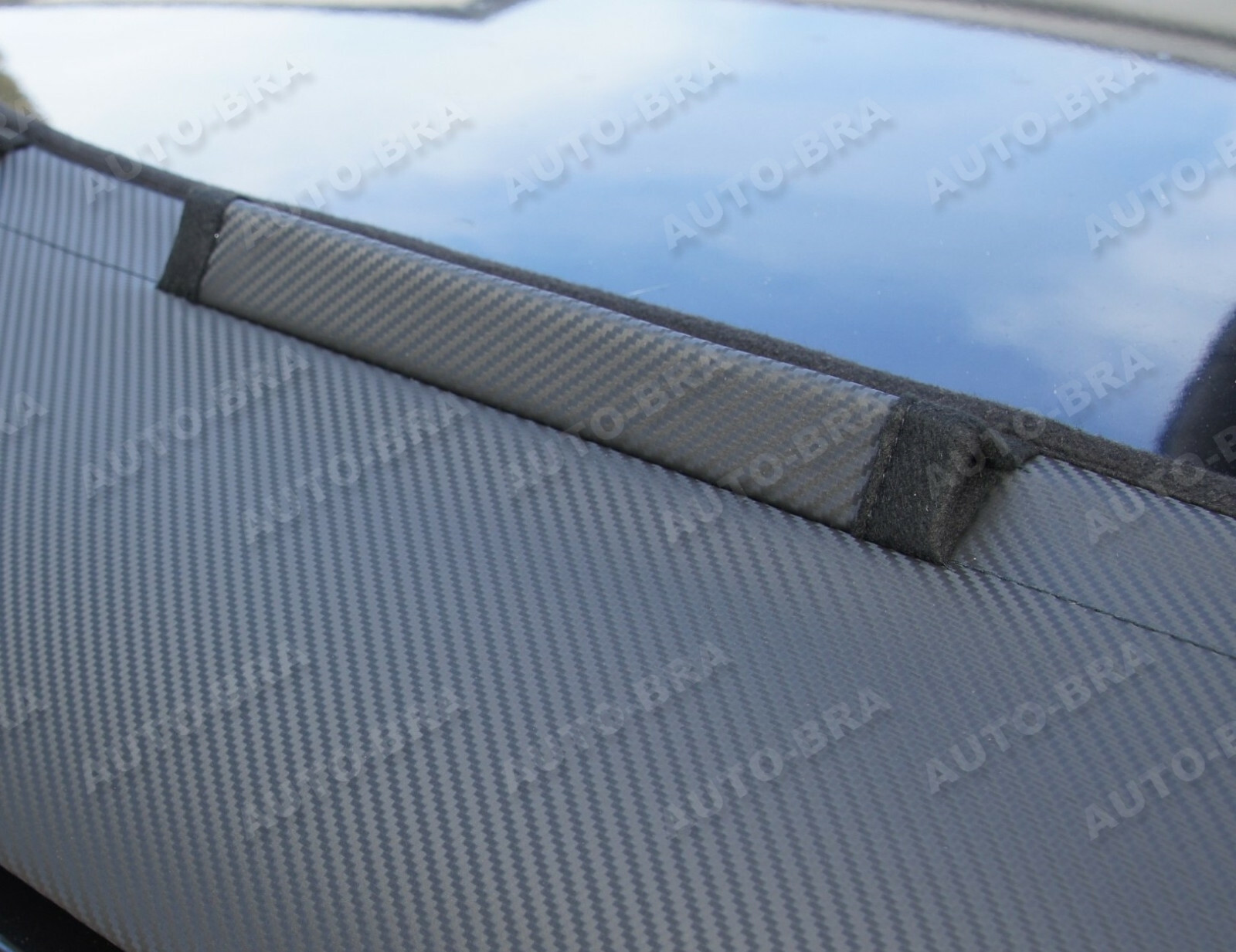 CARBON LOOK CAR HOOD BRA fits Chrysler PT Cruiser NOSE FRONT END MASK ...