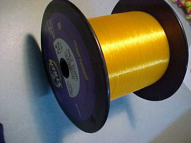 NEW BULK STREN HI VIS GOLD Monofilament Fishing Line 4lb TEST Spool ...