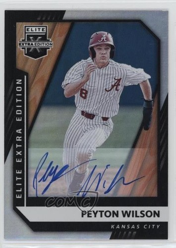 2021 Panini Elite Extra Edition Signatures Peyton Wilson #66 Auto | eBay