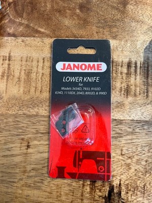 Janome lower knife NIB New Models 3434D, 7933, 9102D 634D, 1110DX, 204D ...