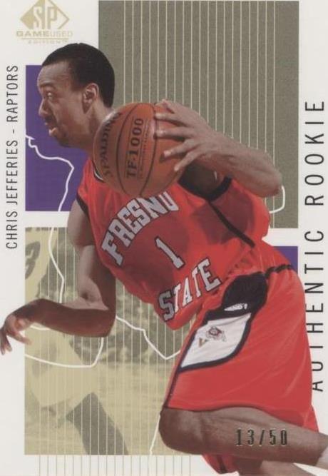 2002-03 SP Game Used Edition - Authentic Rookie Chris Jefferies #122 ...