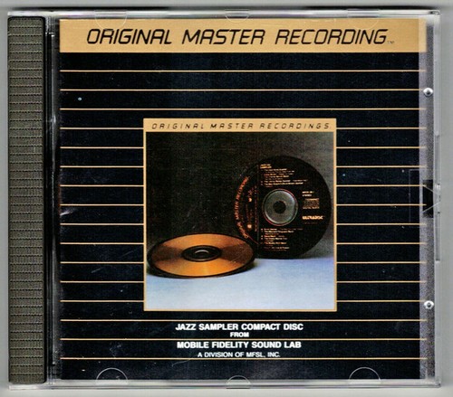 MOBILE FIDELITY SOUND LAB JAZZ SAMPLER JS-1A MFSL JAPAN 1987 24k GOLD ...