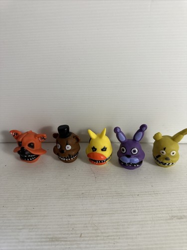 Five Nights At Freddys FNAF Plastic Vinyl Finger Puppets Lot Of 5 ...
