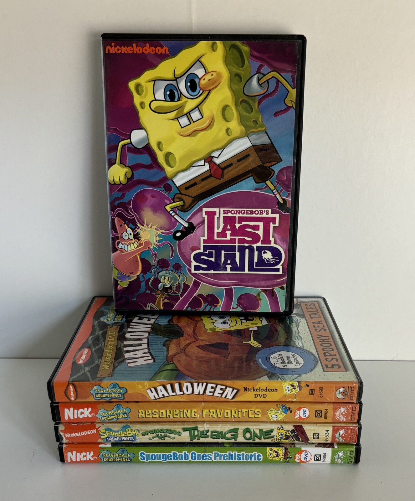 SpongeBob SquarePants Lot of 5 DVDs Great Collection Aquatic Adventures ...