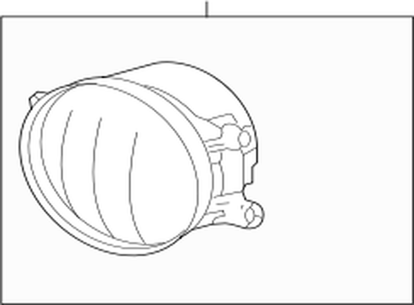 81210-0D042 Toyota Lamp assy, fog, rh 812100D042, New Genuine OEM Part ...