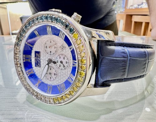 Blue Freeze Diamond Watch | eBay