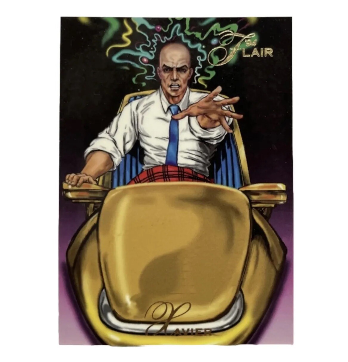 1994 Flair Marvel Annual Inaugural Edition Card #10 Xavier: Origin of ...