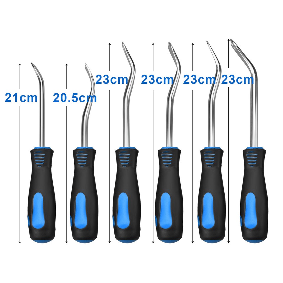 6pc Metal Pry Tool Set Auto Door Panel Trim Upholstery Clip Remover Kit ...