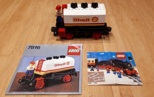 Lego 7816 Shell Tankwaggon 12 Volt Eisenbahn +++ Shell Tanker Wagon ...
