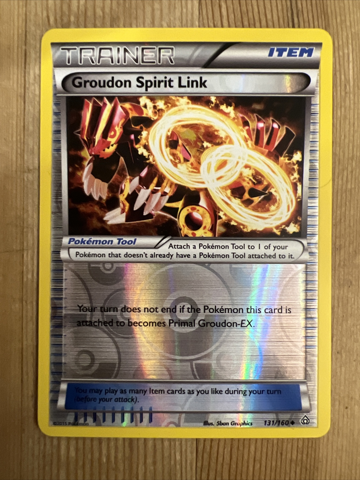 Pok%C3%A9mon+TCG+Groudon+Spirit+Link+Primal+Clash+131%2F160+Reverse ...