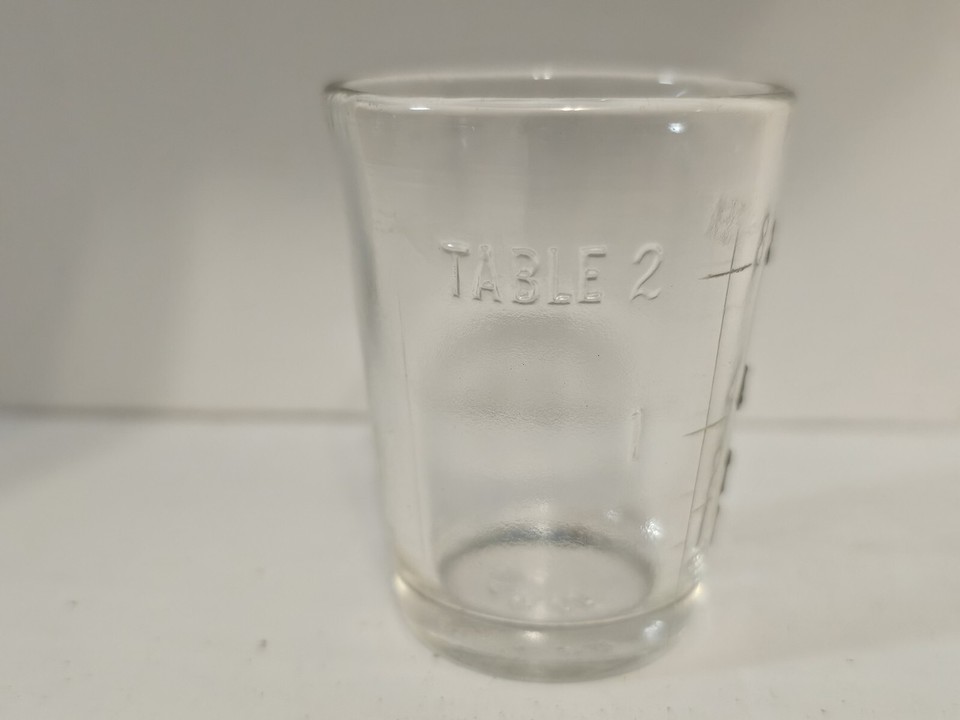 Antique 1870s - 1880s WT & CO Whitall Tatum Medicine Dose Glass ...