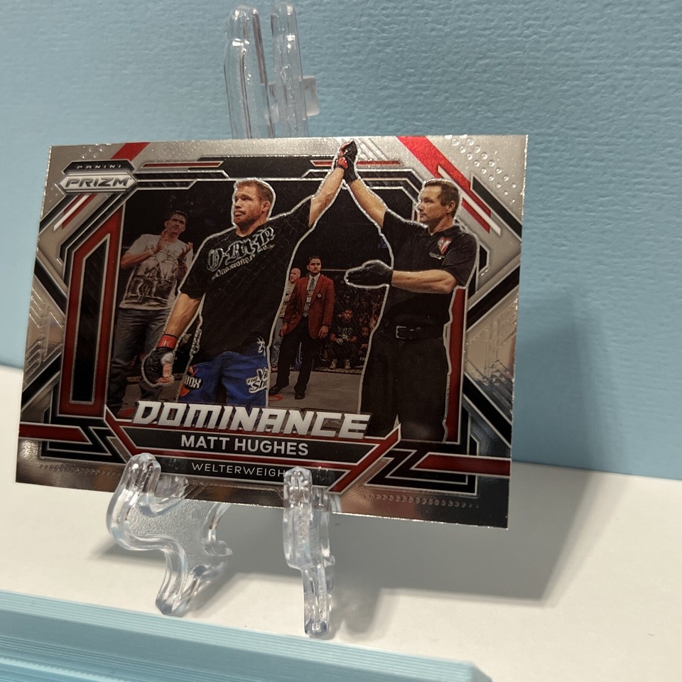 Matt Hughes 2023 Panini Prizm UFC Dominance Insert #17 Hall Of Fame JF ...