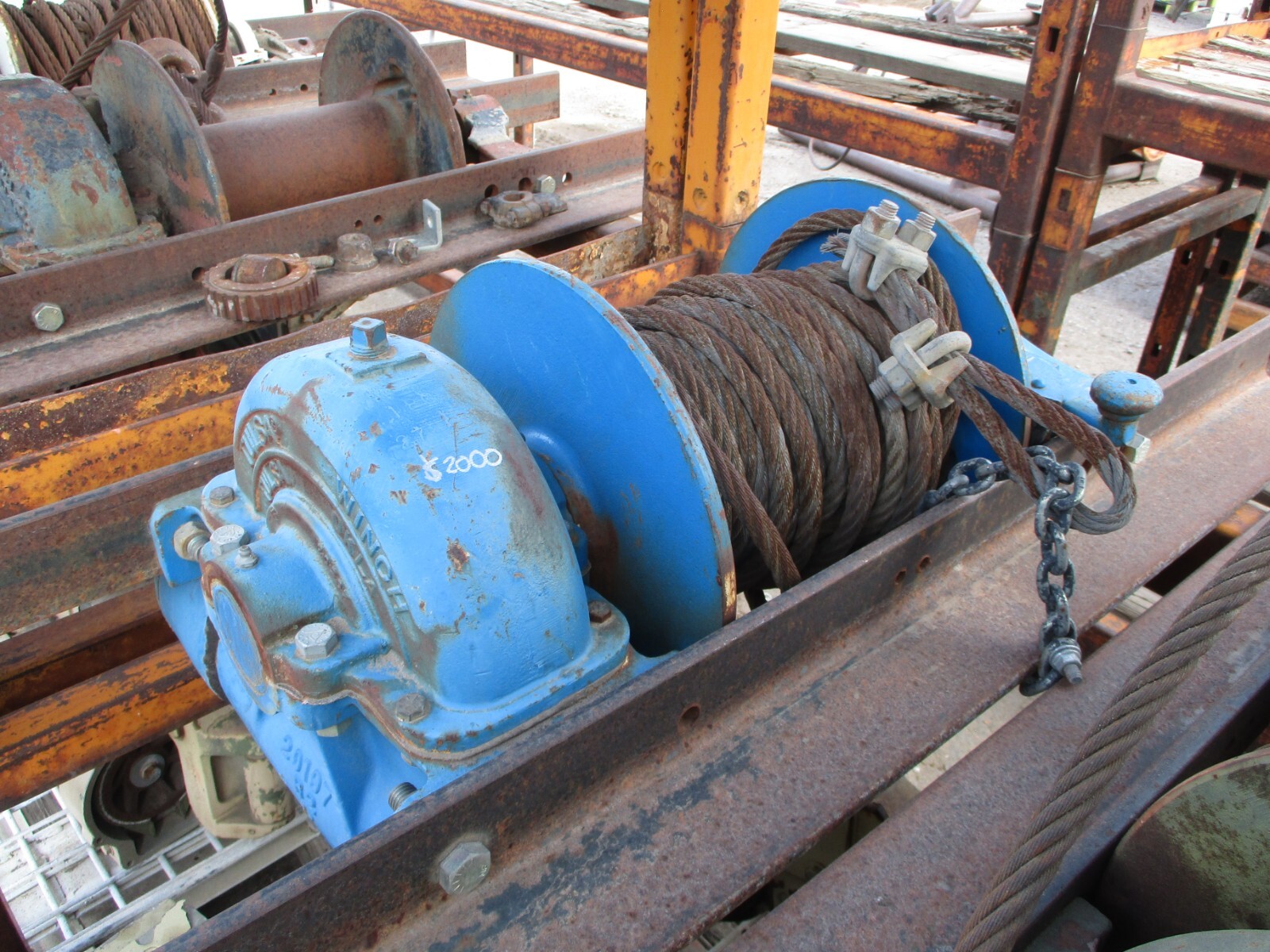 BRADEN mechanical Winch Model: 18GL Capacity: 20,000 lb low mount | eBay