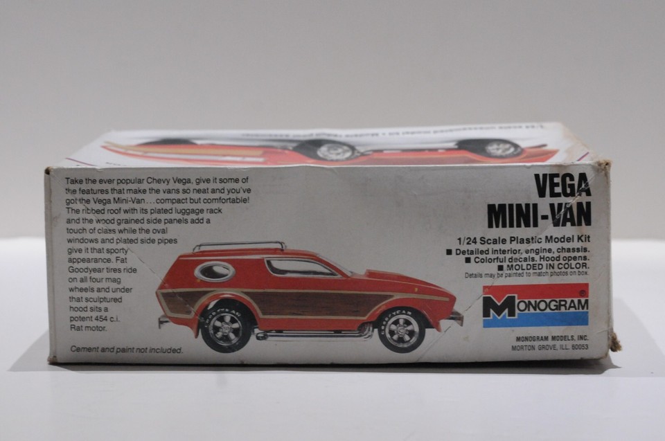 MONOGRAM VEGA MINI-VAN SCALE 1:24 MODEL KIT 2222 | eBay