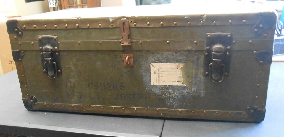 Authentic WW ll Era very rare original U.S. Named Soldier's Metal Foot ...