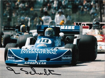 Ian Scheckter 1977 US Grand Prix Long Beach F1 signed photo autograph ...
