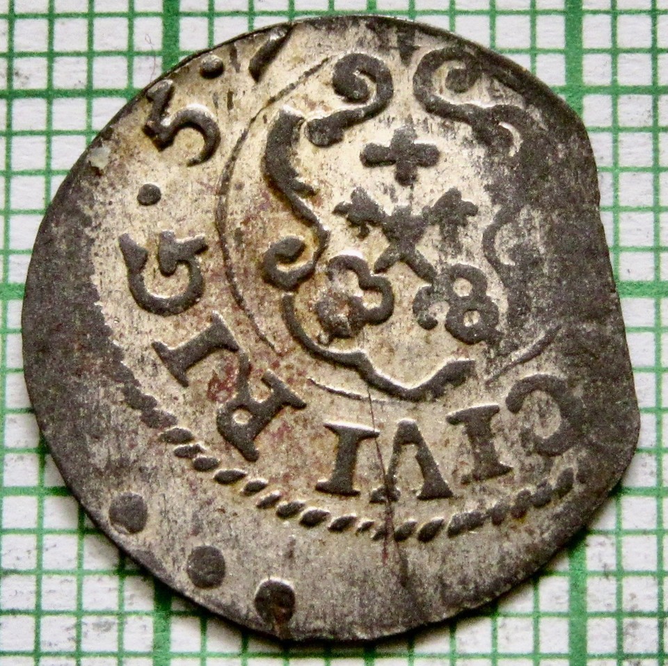 MEDIEVAL LIVONIA RIGA SWEDISH ADMINISTR Carl X Gustav 1657 SOLIDUS ...