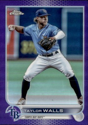 2022 Topps Chrome Update Series - Taylor Walls #USC28 Purple Refractor ...