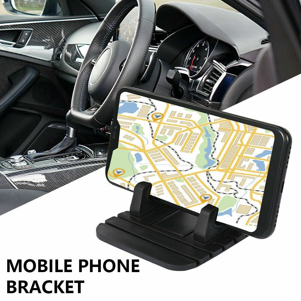 Anti-slip Car Dashboard Rubber Mat Mount Stand For Mobile Phone & GPS ...