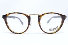 PERSOL Men's TORTOISE EYEGLASSES FRAMES GLASSES ITALY 3107-V 1058 47-22 ...