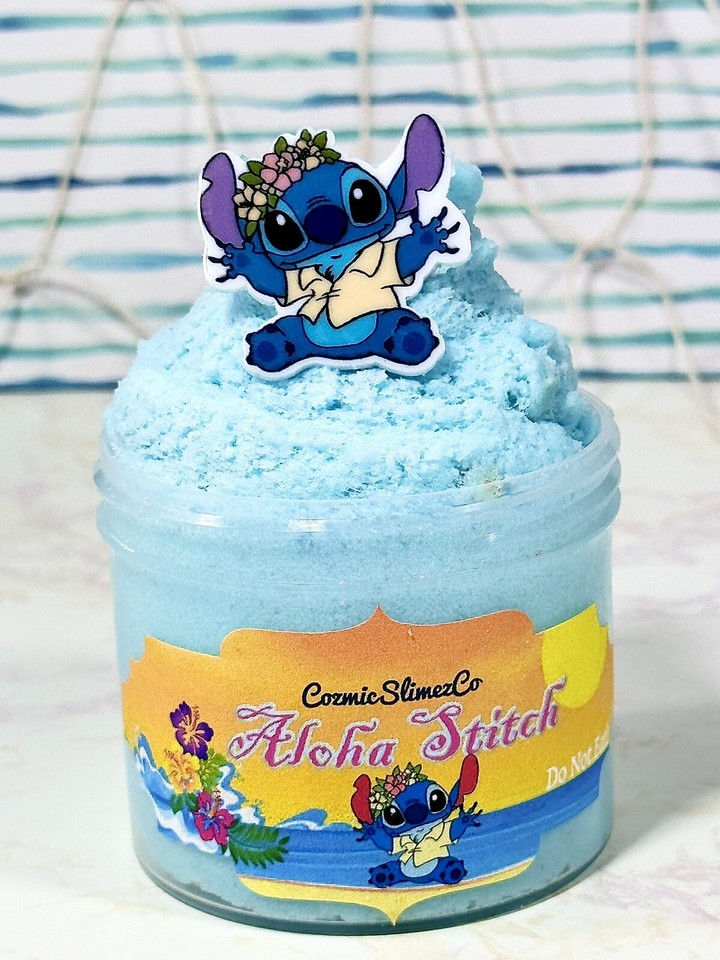 Aloha Stitch Cloud Slime ~ Stretchy~ Scented~ Slime Shops~ ASMR | eBay