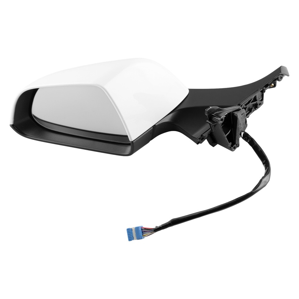 White LH Driver Side Mirror Power Fold Heated For Tesla Model 3 2021 ...