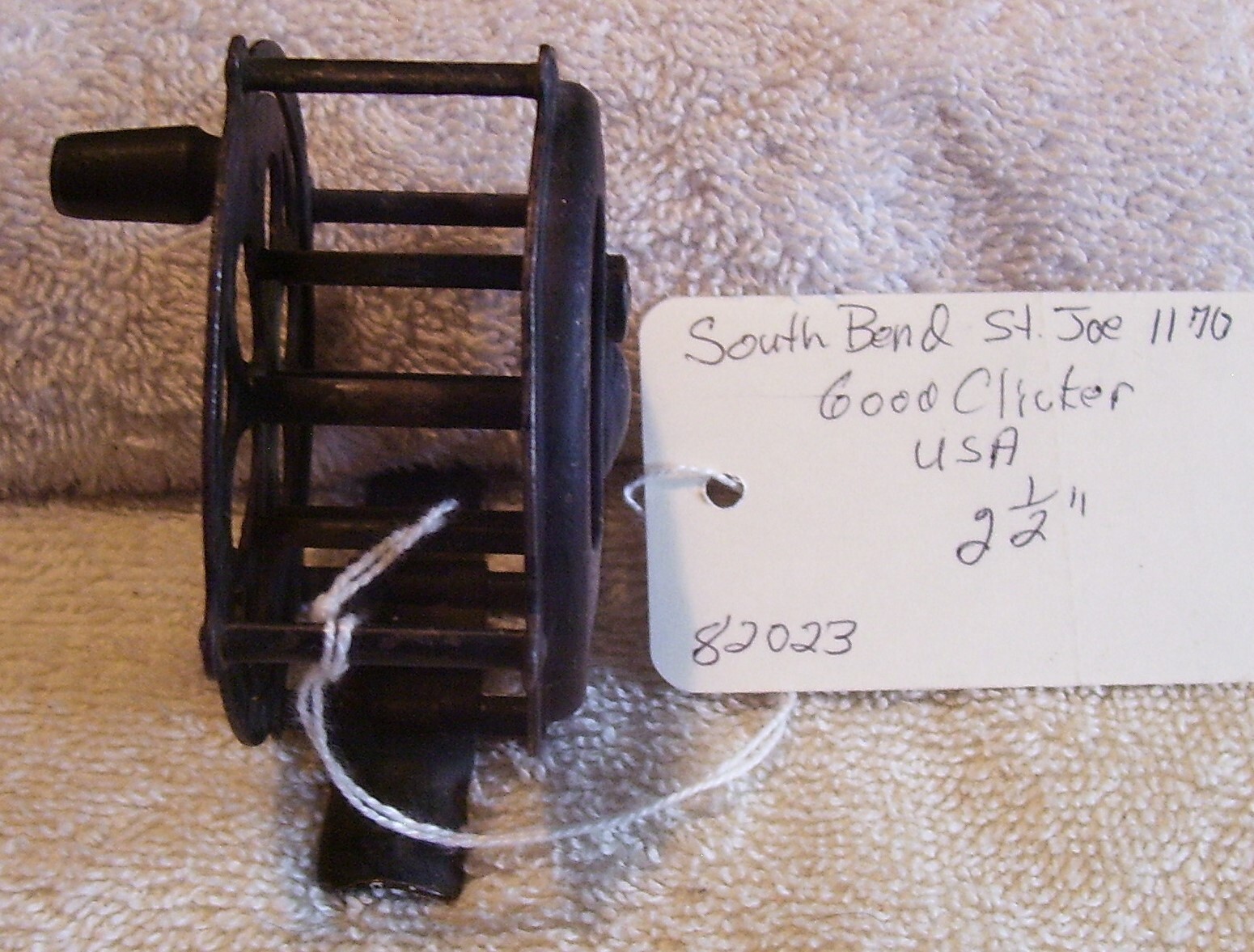 4523 VINTAGE SOUTH BEND ST JOE RAISED PILLAR FLY REEL SEE TAG 2.5 ...