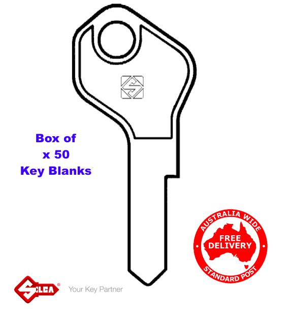 SILCA LF31R Keyblanks-Box Of Fifty-L&F, Lock Focus ,Key Blank-SLF31R ...