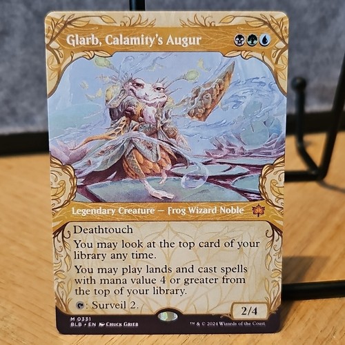 MTG Glarb, Calamity's Augur Showcase Art 331 Bloomburrow Set BLM NM ...
