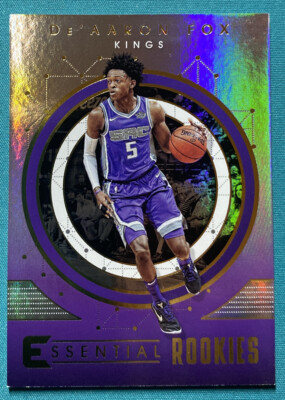 De'Aaron Fox 2017-18 Panini Essentials Essential Rookies #ER3 RC ...