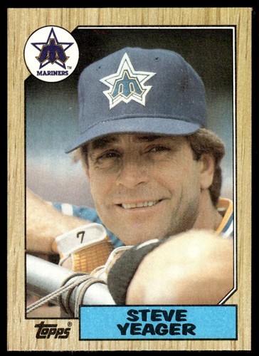 1987 Topps Baseball Card Steve Yeager Seattle Mariners #258 | eBay
