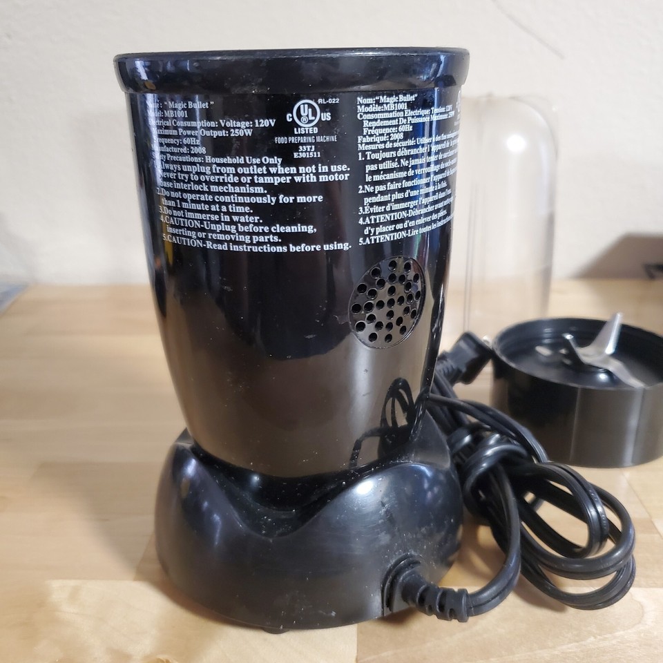 Magic Bullet Black Single Shot + Model MB1001 | eBay