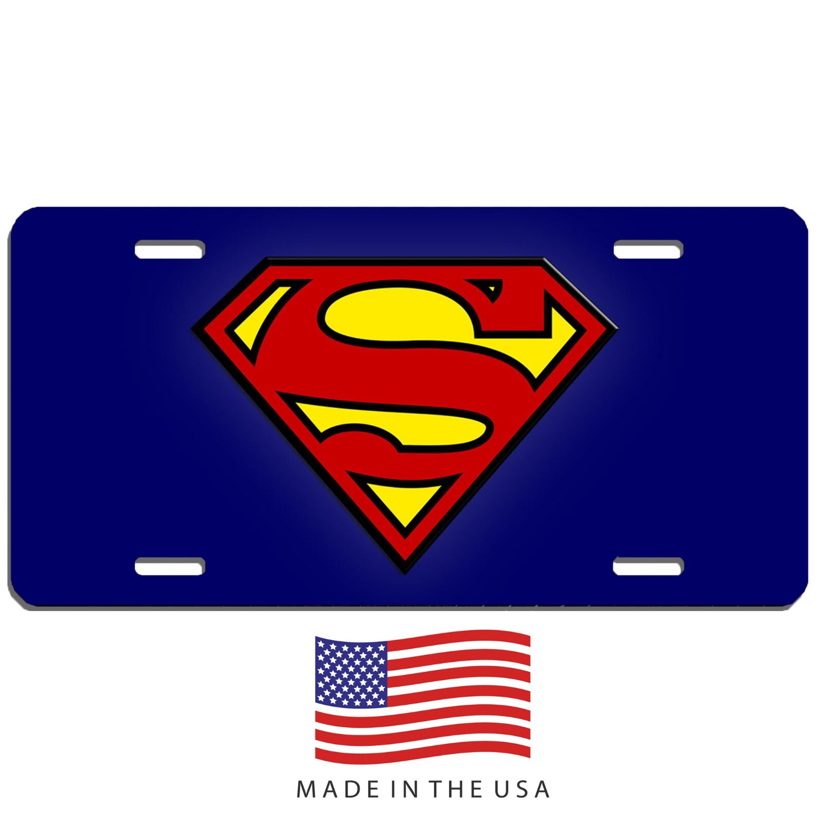 Superman aluminum art vehicle vanity license plate car truck SUV tag | eBay