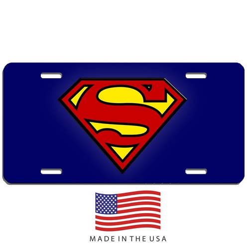 Superman aluminum art vehicle vanity license plate car truck SUV tag | eBay