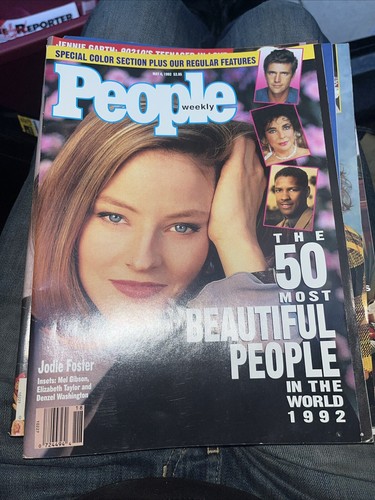 Vintage People Magazine May 4, 1992 Jodie Foster 50 Most Beautiful ...