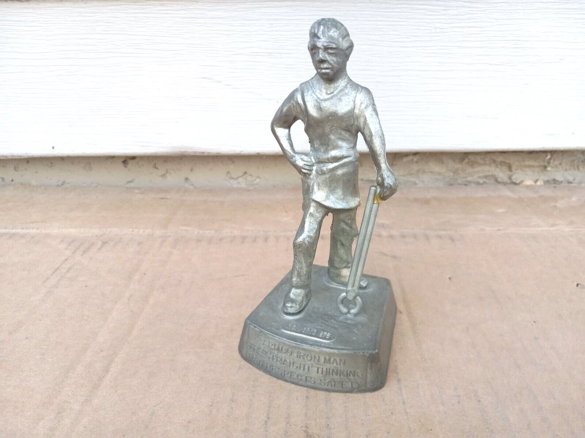 1966 Armco Iron Man Metal Safety Statue Geo F Yostel Store, 53% OFF