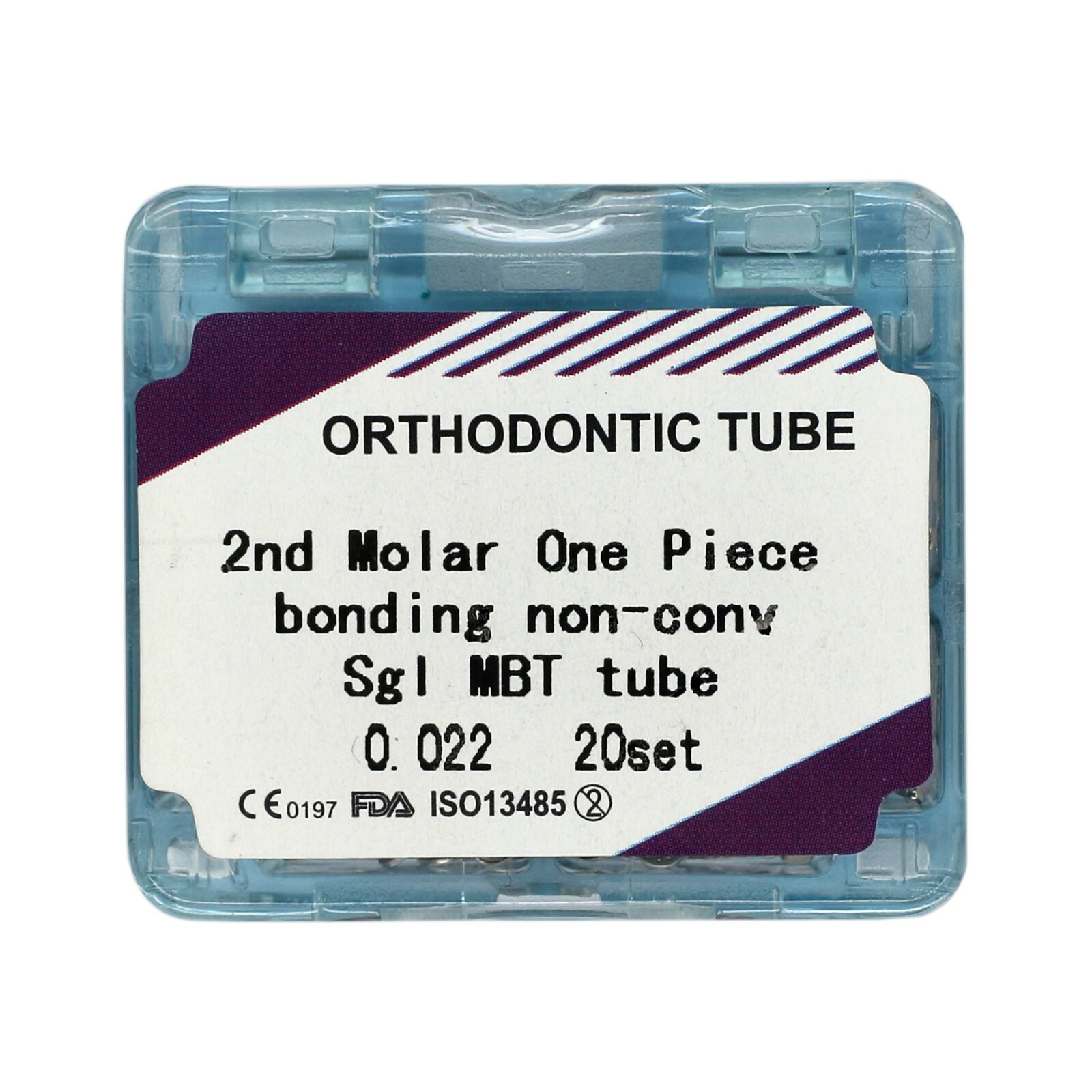 80pcs Dental Orthodontic Buccal Tube 1st/2nd Molar Tubes Bond Monoblock ...