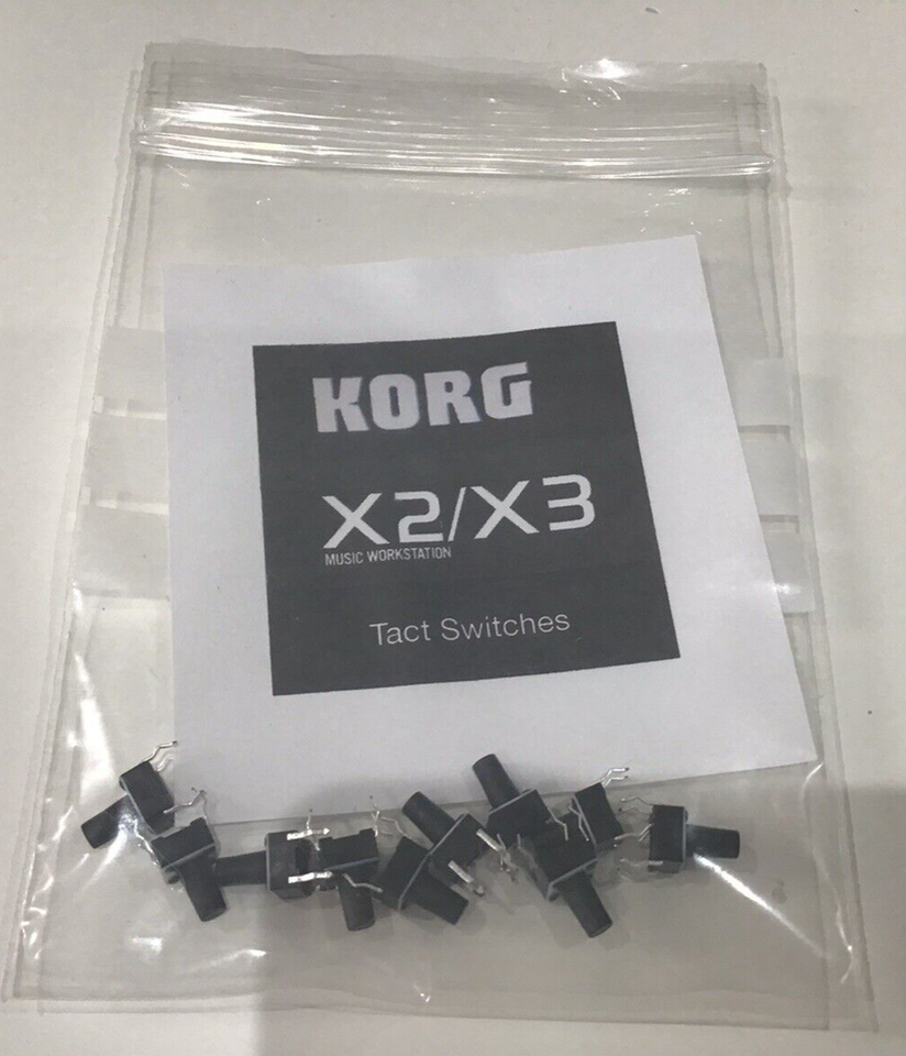 Tact Switches x10 KORG M1/01W/R/FD/ProX/X2/X3/X5/T1/T2/T3 Triton + more below | eBay UK
