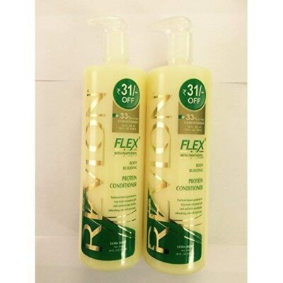 2 X Revlon Extra Body Flex Body Building Protein Conditioner 20 Fl Oz ...