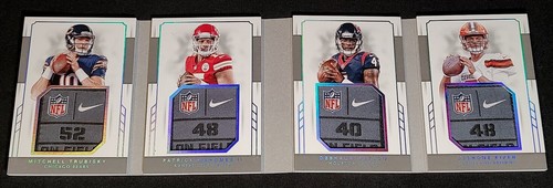 TRUE 1/1 RC JSY PATRICK MAHOMES NFL SHIELD PATCH ROOKIE 2017 National ...
