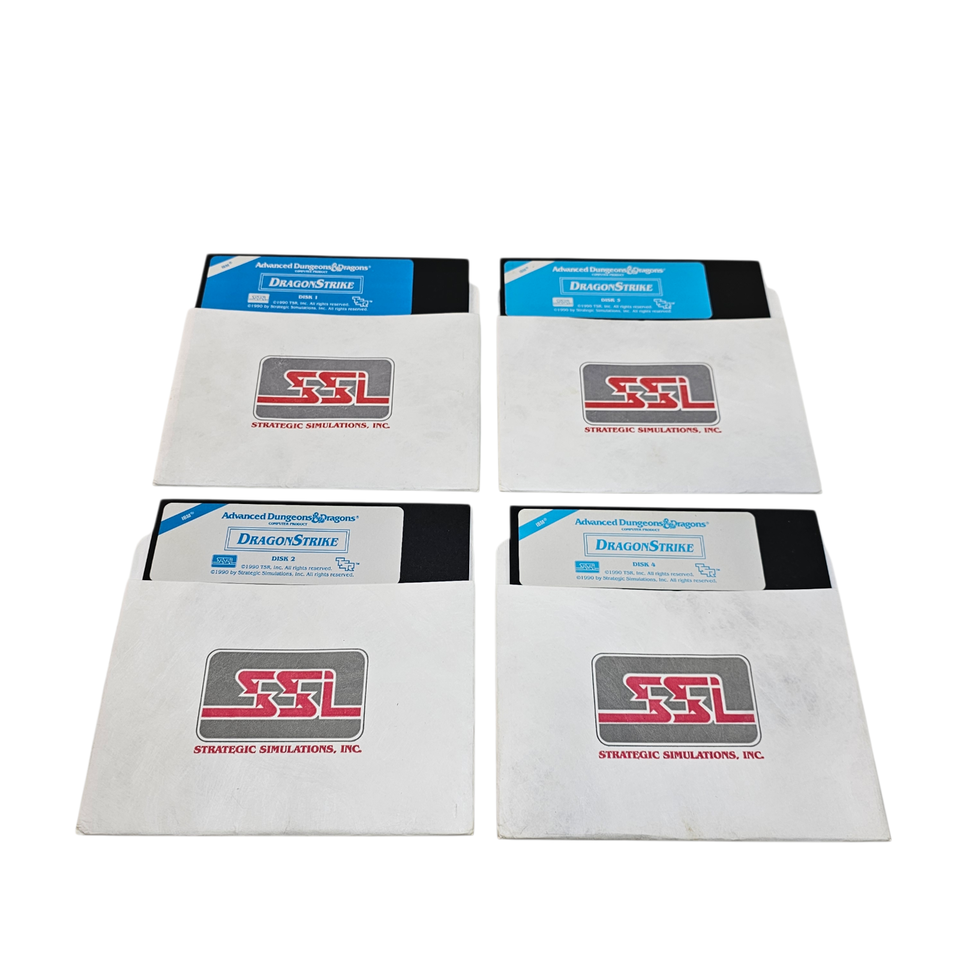 Advanced Dungeons & Dragons: Dragonstrike IBM Diskette COMPLETE | eBay ...
