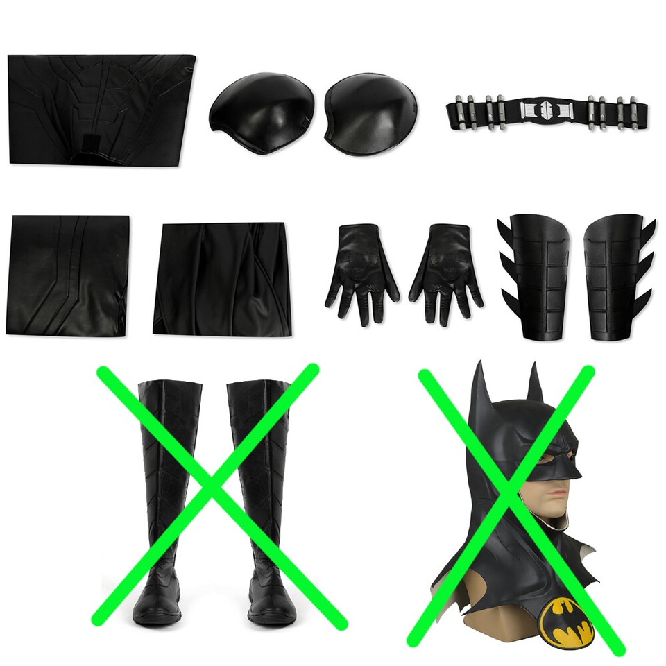Movie Flashpoint Batman Cosplay Costume Superhero Complete Outfit | eBay